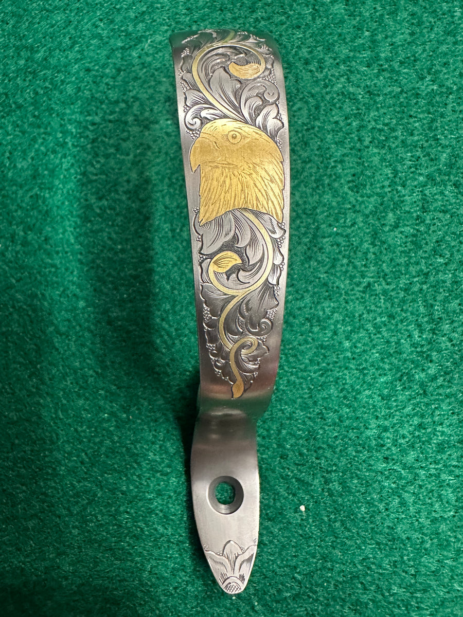 Engraved Krieghoff K80 trigger guard - Eagle head – Shamrock Sporting Arms